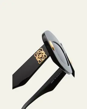 Loewe Anagram Acetate-nylon Rectangle Sunglasses