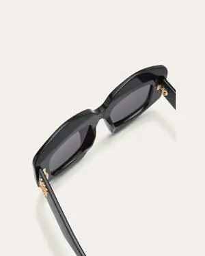 Loewe Anagram Acetate-nylon Rectangle Sunglasses