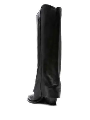 LE SILLA Jewel 110mm Leather Boots