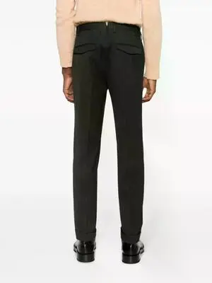 PT TORINO Straight-leg Tailored Trousers - Grey