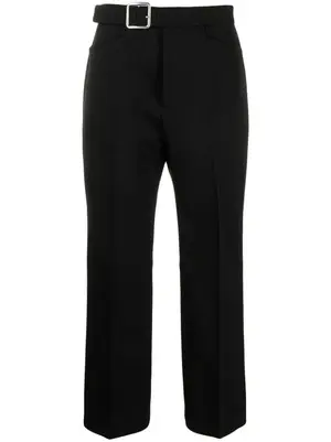 JIL SANDER Buckled Pleated Trousers