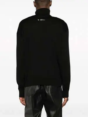Gcds Logo-embroidered Roll-neck Jumper