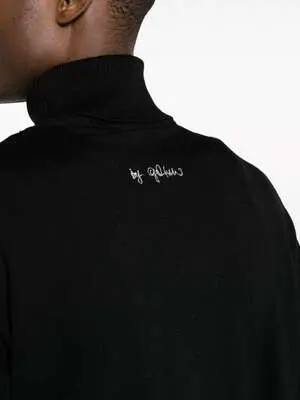 Gcds Logo-embroidered Roll-neck Jumper