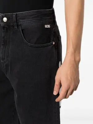 Gcds Graffiti-print Wide-leg Jeans