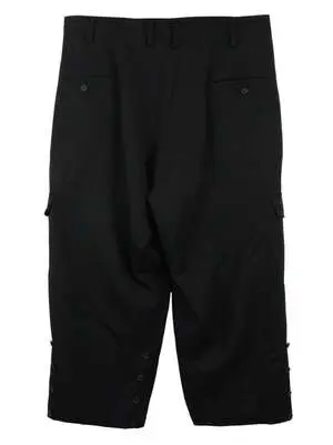 Yohji Yamamoto Drop-crotch Wool Trousers
