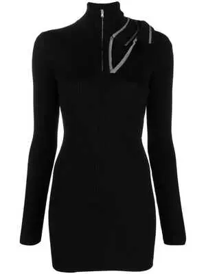 Y/project Cut-out Ribbed Minidress