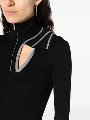 Y/project Cut-out Ribbed Minidress