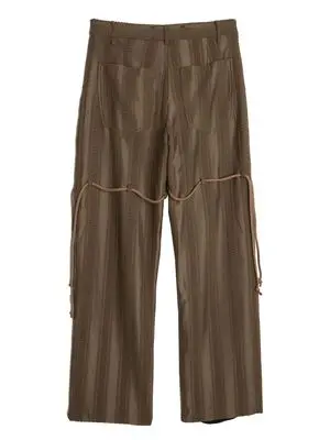 SONG FOR THE MUTE Chain-lace Wide-leg Trousers