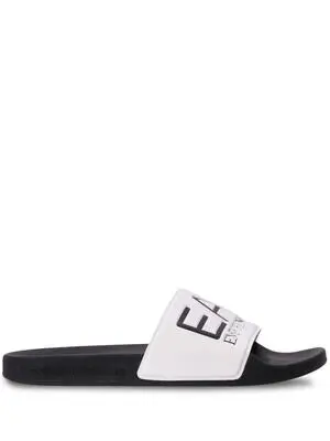 EA7 Logo Embossed Slides