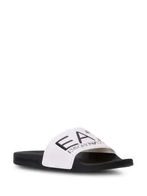 EA7 Logo Embossed Slides