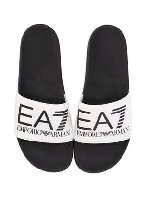 EA7 Logo Embossed Slides