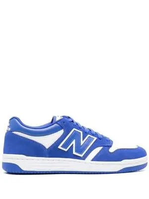 NEW BALANCE 480 Leather Low-top Sneakers - Blue