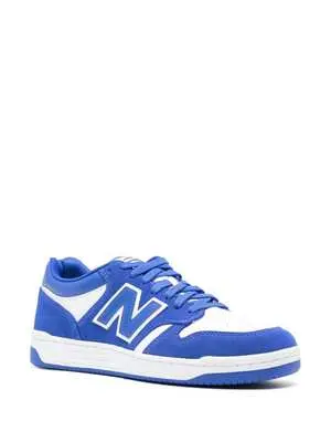 NEW BALANCE 480 Leather Low-top Sneakers - Blue