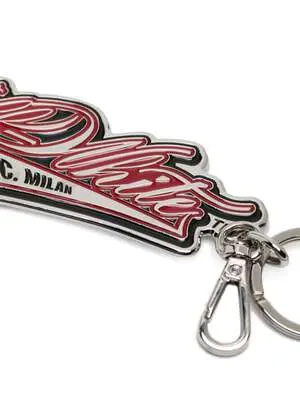 Off-White X Ac Milan Logo Keyring