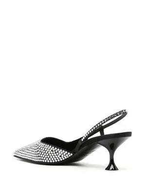 3JUIN 65mm Crystal-embellished Pumps