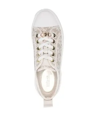 Michael Kors Monogram Print Sneakers