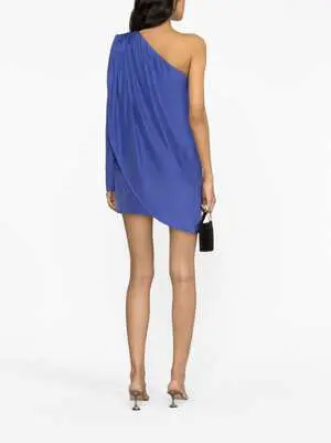 Gauge81 Oria Single-sleeve Silk Minidress