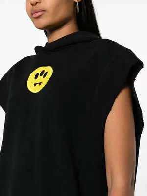 BARROW Logo-embroidered Jersey Hoodie