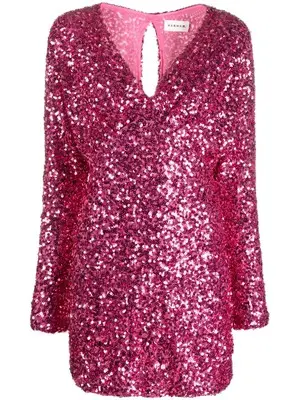 P.a.r.o.s.h Sequin-embellished Dress