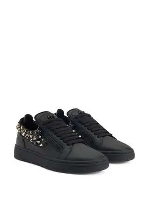 GIUSEPPE ZANOTTI Stud-embellished Low-top Sneakers
