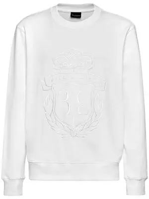 BILLIONAIRE Logo-embroidered Cotton Sweatshirt