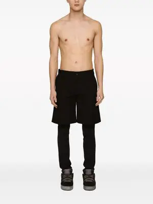 Dolce & Gabbana Logo Bermuda Shorts - Black