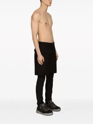 Dolce & Gabbana Logo Bermuda Shorts - Black