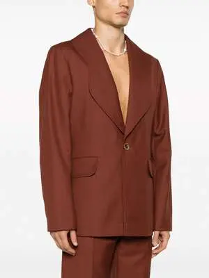Séfr Scallop-lapels Single-breasted Blazer