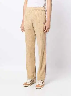 Casablanca Monogram-jacquard Velour Track Pants