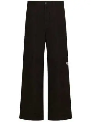 Dolce & Gabbana Logo-print Wide-leg Trousers