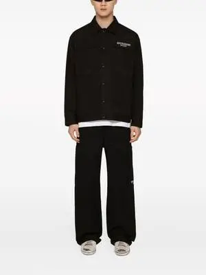 Dolce & Gabbana Logo-print Wide-leg Trousers