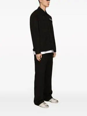 Dolce & Gabbana Logo-print Wide-leg Trousers