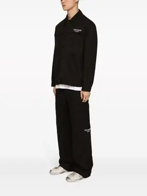 Dolce & Gabbana Logo-print Wide-leg Trousers