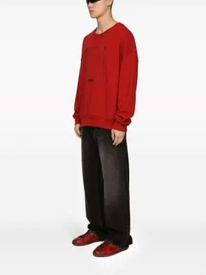 Dolce & Gabbana Slogan-print Cotton Jumper