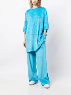 TEAM WANG DESIGN Straight-leg Trousers - Blue