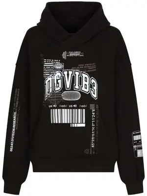 Dolce & Gabbana Printed Cotton Hoodie