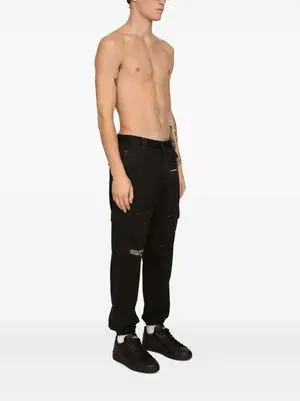 Dolce & Gabbana Logo-print Trousers - Black