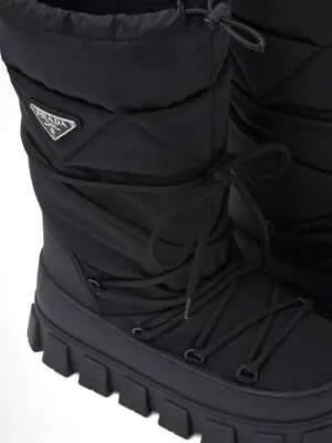 Prada Recycled Nylon Moon Boots