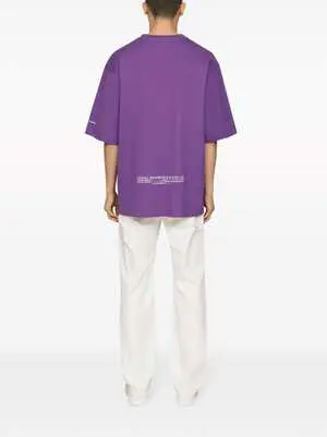 Dolce & Gabbana Logo-print Cotton T-shirt - Purple