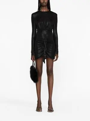 Alexandre Vauthier Gathered Ruffled Minidress
