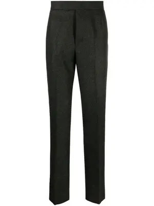 Thom Browne Brown Straight Leg Trousers