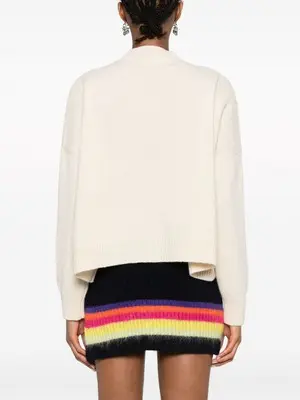 Giada Benincasa Intarsia Logo Merino Wool Jumper
