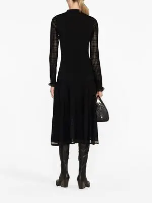 3.1 Phillip Lim High-neck Flared Midi Dress