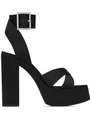 Saint Laurent Bianca 125mm Platform Sandals