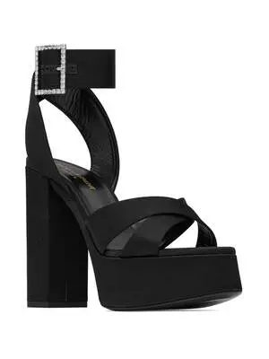 Saint Laurent Bianca 125mm Platform Sandals