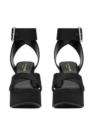 Saint Laurent Bianca 125mm Platform Sandals