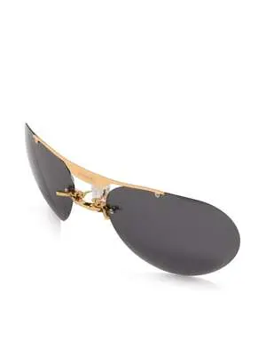 Coperni Pilot Frame Clip-on Sunglasses - Black