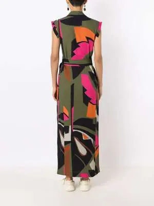 OSKLEN Foliage-print Maxi Dress