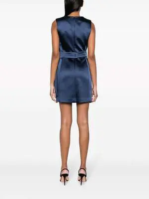 P.a.r.o.s.h Satin Belted Minidress