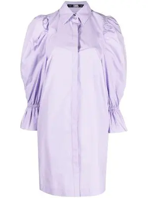 Karl Lagerfeld Puff Sleeve Day Dresses
